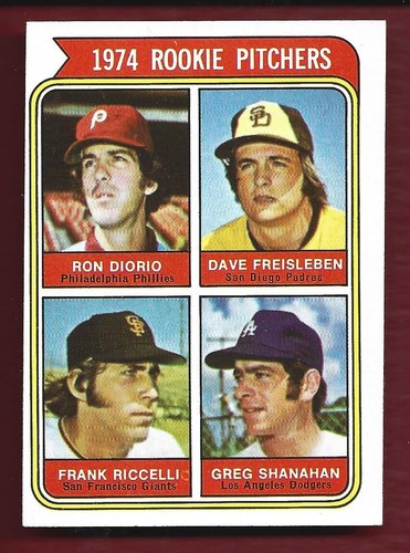 1974 Topps #599 Rookie Pitchers SD San Diego Padres Small Letters Var ...