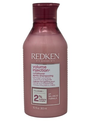 Redken Volume Injection Conditioner Lightweight Volumizing Fine Flat ...