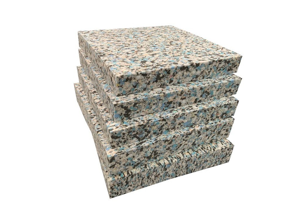 6LB - RECON CHIP FOAM CUT TO SIZE SUPER FIRM HEAVY DUTY HIGH DENSITY ...