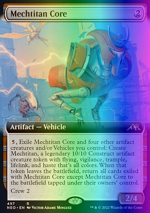 MTG Magic the Gathering Mechtitan Core (497/572) Kamigawa Neon Dynasty ...