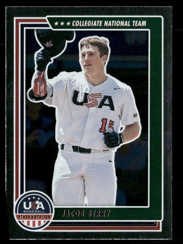2022 Panini USA Baseball Stars & Stripes Jacob Berry | eBay
