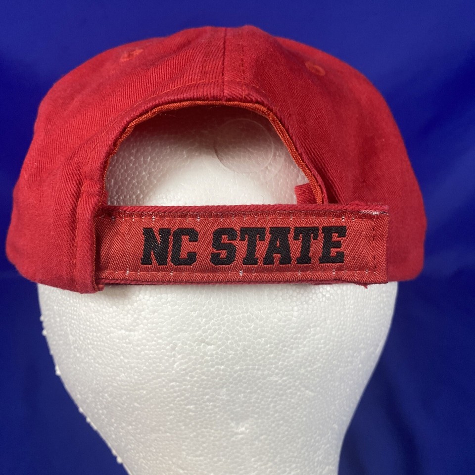 NC State Wolfpack Baseball Cap Men’s OSFM Red – Strapback Embroidered ...