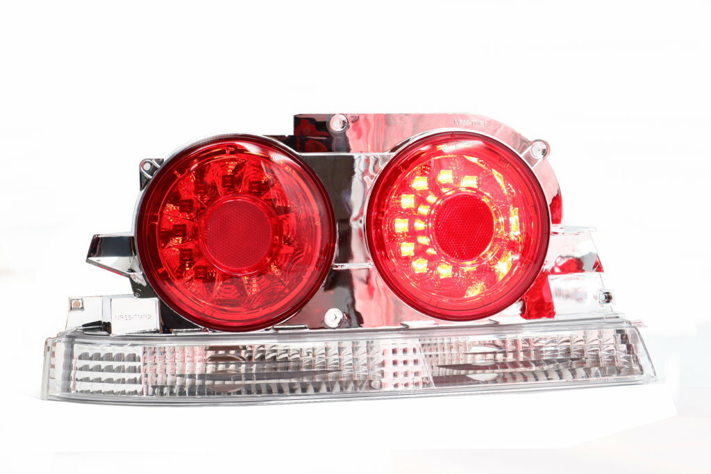 Clear Red LED Tail Lights for~95-98~Nissan Skyline R33 GTR GTST RB26 ...