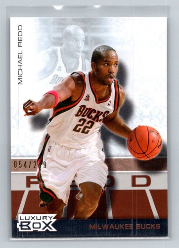 2007 Topps Luxury Box Michael Redd /249 Bronze Milwaukee Bucks | eBay