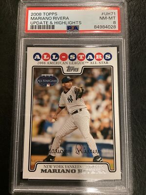 MARIANO RIVERA 2008 TOPPS Updates & Highlights MLB ALL-STAR GAME #UH71 ...