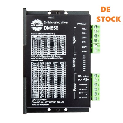 ACT DM856 Stepper Motor controller Driver peak5.6A 24~80VDC for Nema34 ...