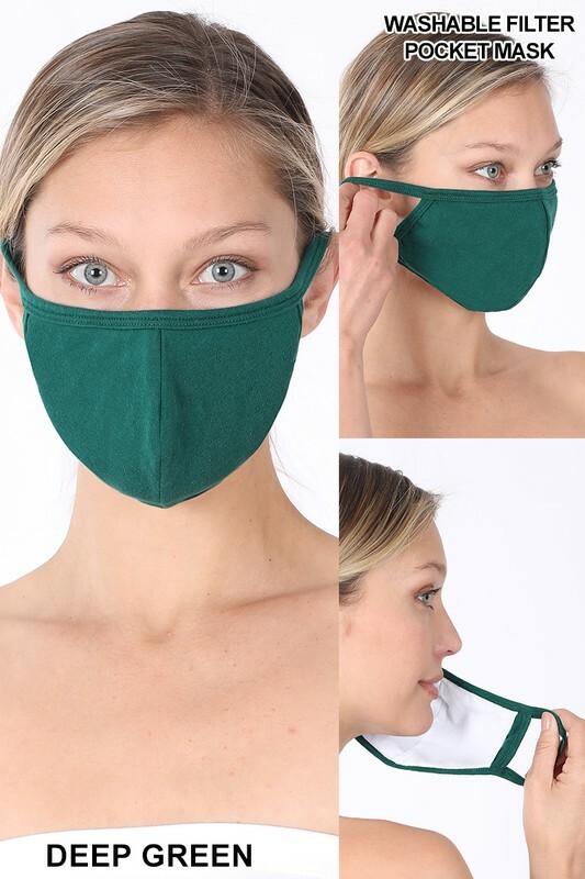 1 pc NEW Soft Cotton DOUBLE LAYER Face Mask Washable Unisex Reusable | eBay