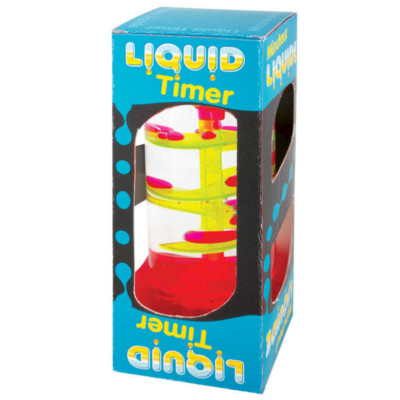 Spiral Liquid Timer Visual Autism ADHD Fidget Toy Sensory Calming ...