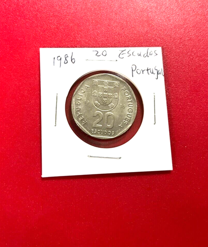 1986 Portugal Portuguese 20 Escudos Coin - Nice World Coin | eBay UK