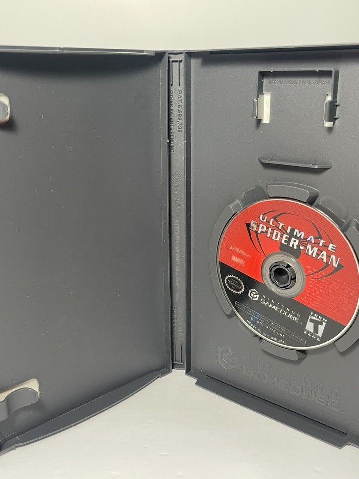 Ultimate Spider-Man (Nintendo GameCube) Black Label Case & Disc TESTED ...