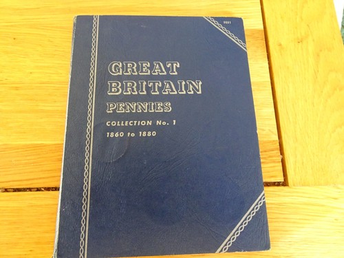 WHITMAN FOLDER VICTORIA PENNY 1860 TO 1880 WITH 20 COINS GREAT BRITAIN ...