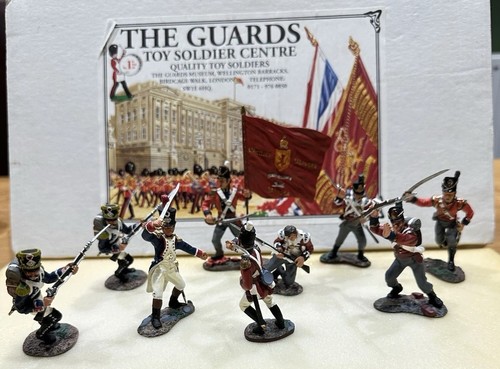 Napoleonic Britains toy soldiers COLDSTREAM Battle At North Gate Guards ...