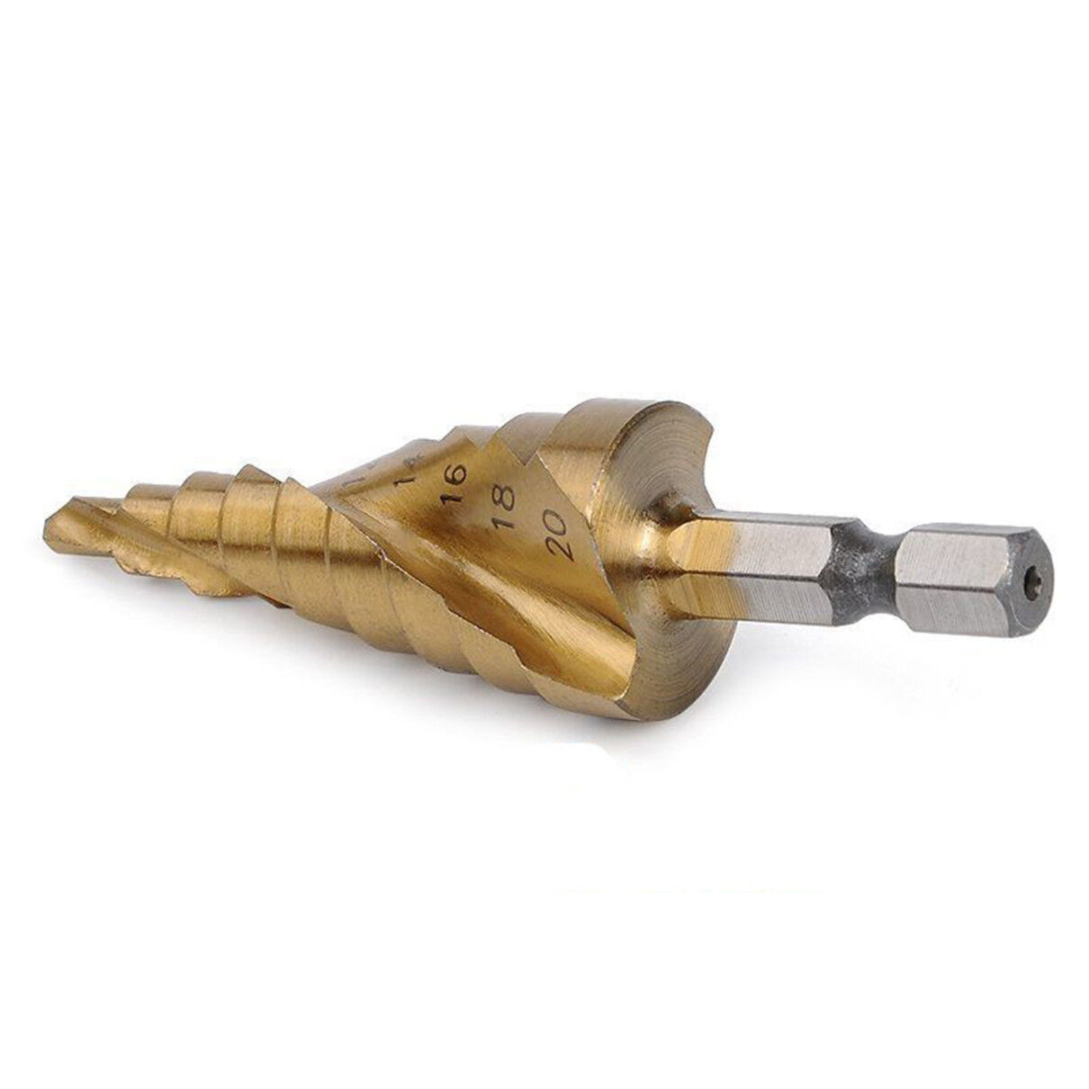 Large HSS 3pcs Steel Step Cone Drill Titanium Bit Set Hole Cutter 4-12 ...