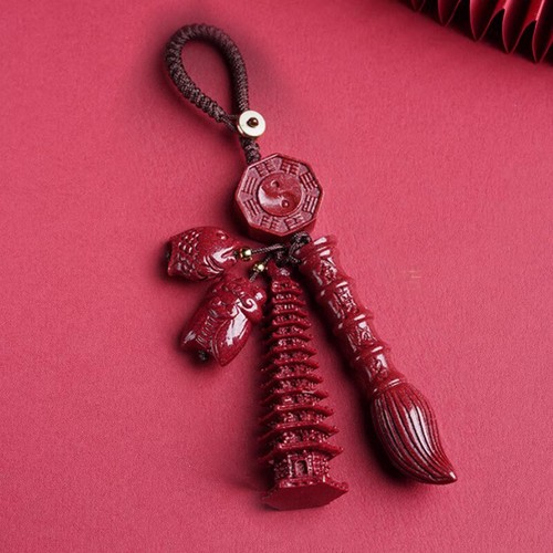 Chinese genuine Sinaba Wenchang Pagoda keychain pencil case hanging ...