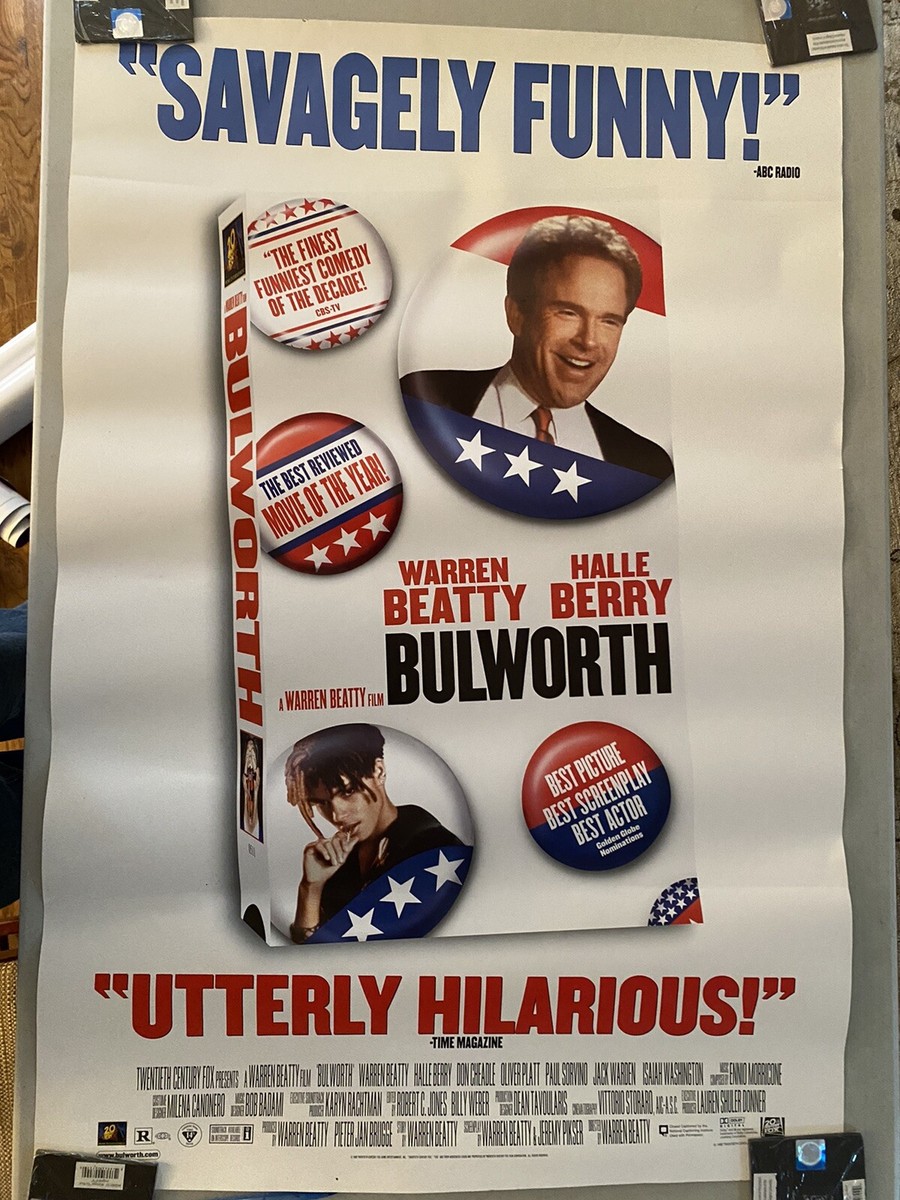 Bulworth Plakat Bulworth VHS Movie 1998 Political Comedy Starring