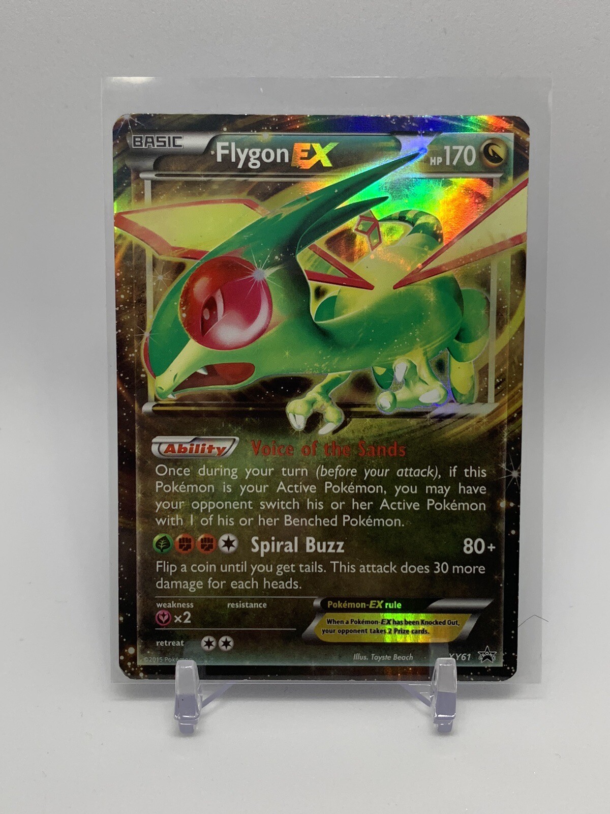 Pokémon TCG Flygon-EX XY Black Star Promos XY61 Holo Promo | eBay