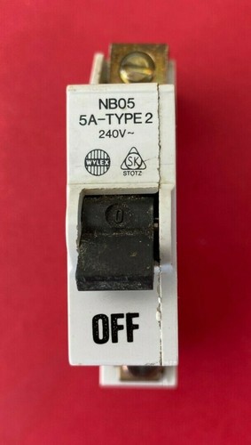 Wylex NB Series Type 2 NB05 NB10 NB15 NB20 NB30 NB40 MCB | eBay