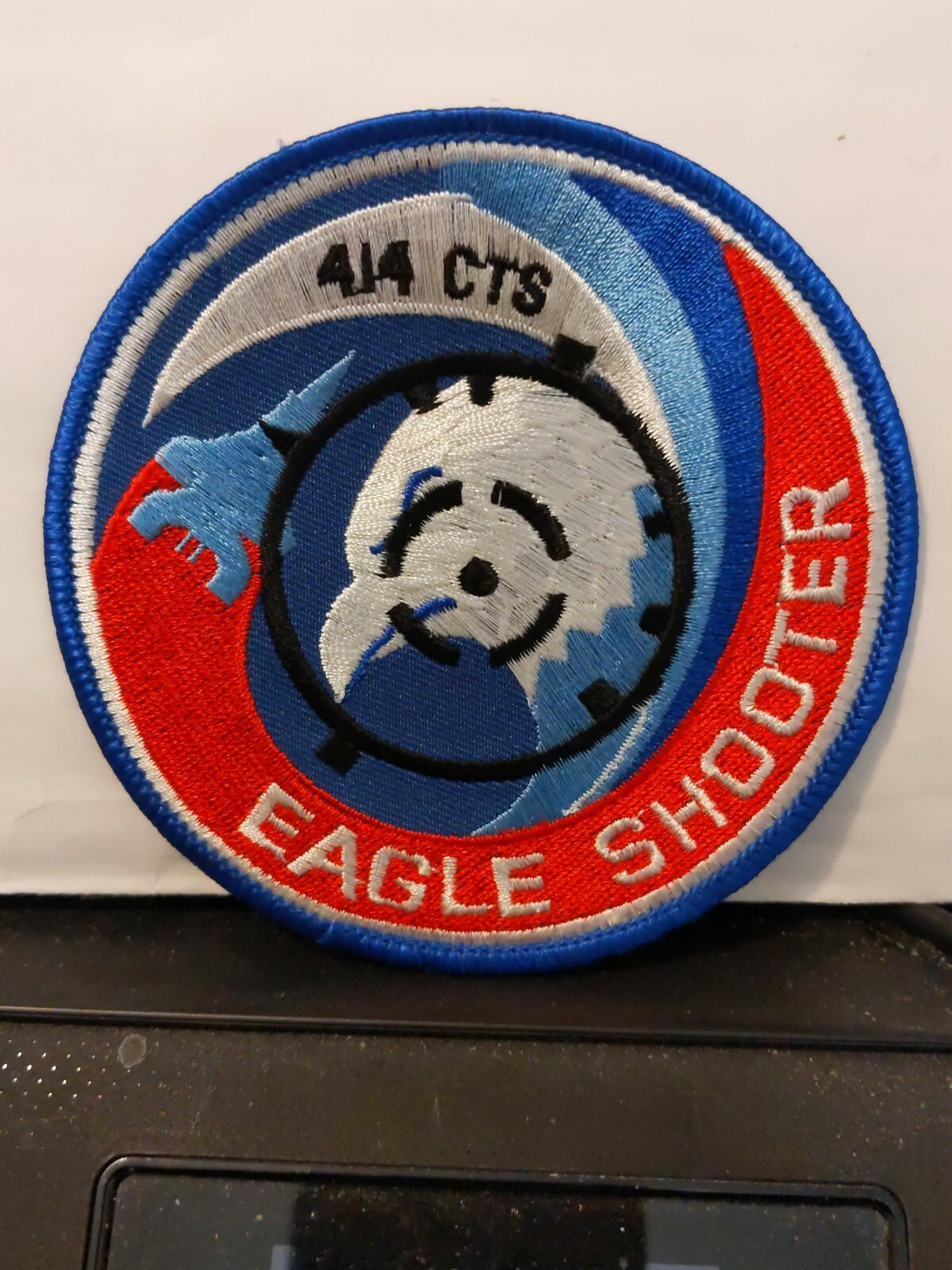 414th COMBAT TRAINING SQUADRON EAGLE SHOOTER SWIRL PATCH 4 x 4 inch | eBay