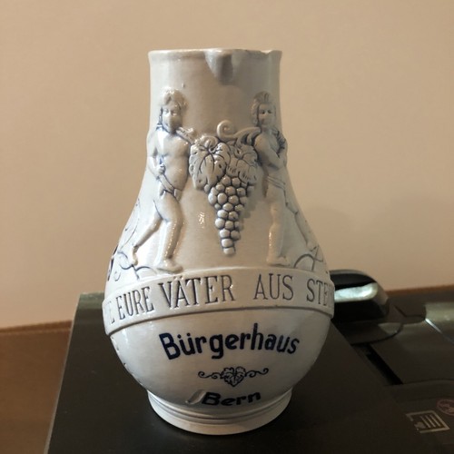 German Wick Werke Stoneware CreamerTrinkt Wie Eure Vater Aus Stein Den ...