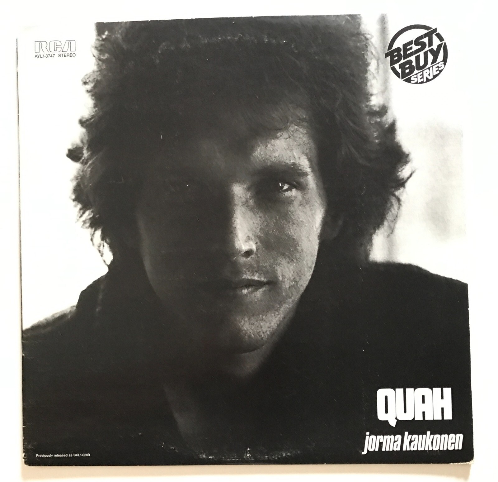 Jourma Kaukonen With Tom Hobson QUAH LP Grunt Record Reissue Jack ...