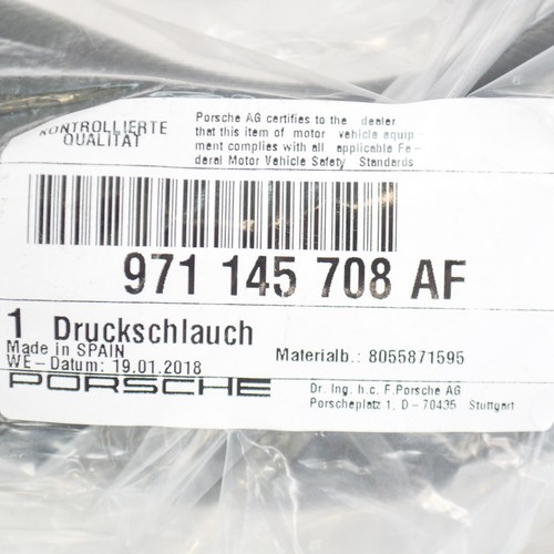 PORSCHE PANAMERA 971 2 9I 324KW PRESURE HOSE PIPE 971145708AF NO DUTY ...
