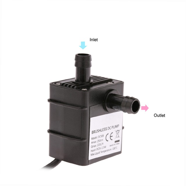 Anself Ultra-quiet Mini USB Dc5v 2.3w Micro Brushless Water Oil Pump ...