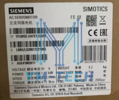 1PCS NEW SIEMENS 1FL6052-2AF21-2AB1 1FL6 052-2AF21-2AB1 fast shipping ...