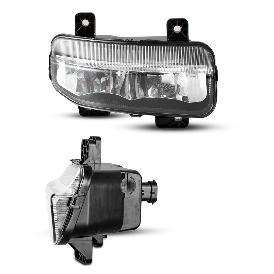 for 2019 - 2024 Ram 1500 2500 3500 LED Fog Lights Front Bumper Lamps w ...