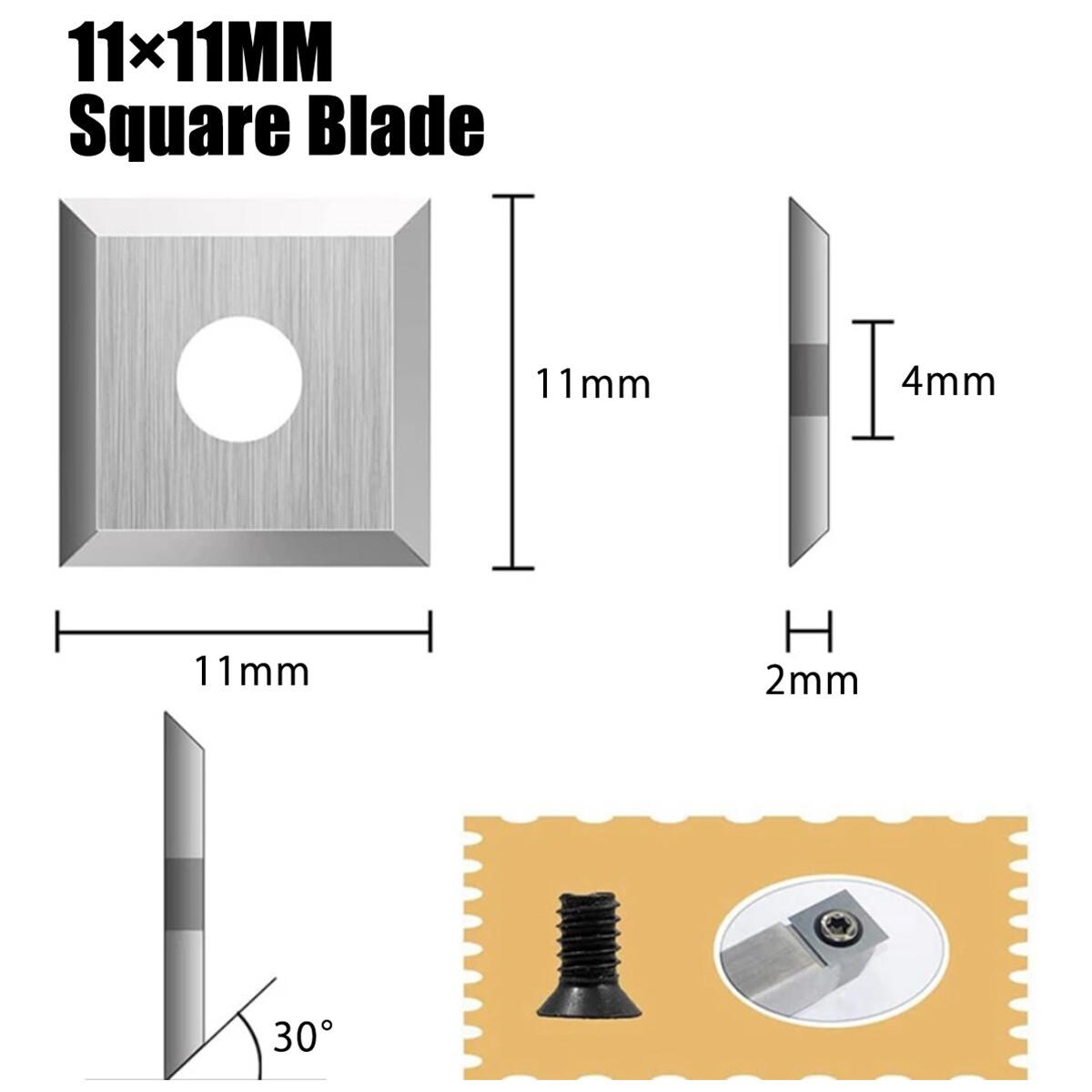 Cutter Insert Combination Set Round Square Diamond Shape Carbide Insert ...