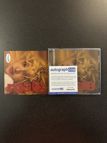 Rose - Rosie AUTOGRAPH CD Jewel Case SIGNED Rosé Blackpink COA #SD51678 ...
