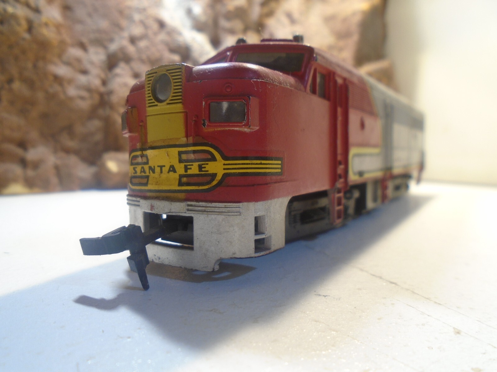 ROCO HO SCALE SANTA FE EMD F-7 DIESEL LOCOMOTIVE,TESTED, EXCELLENT 1 ...