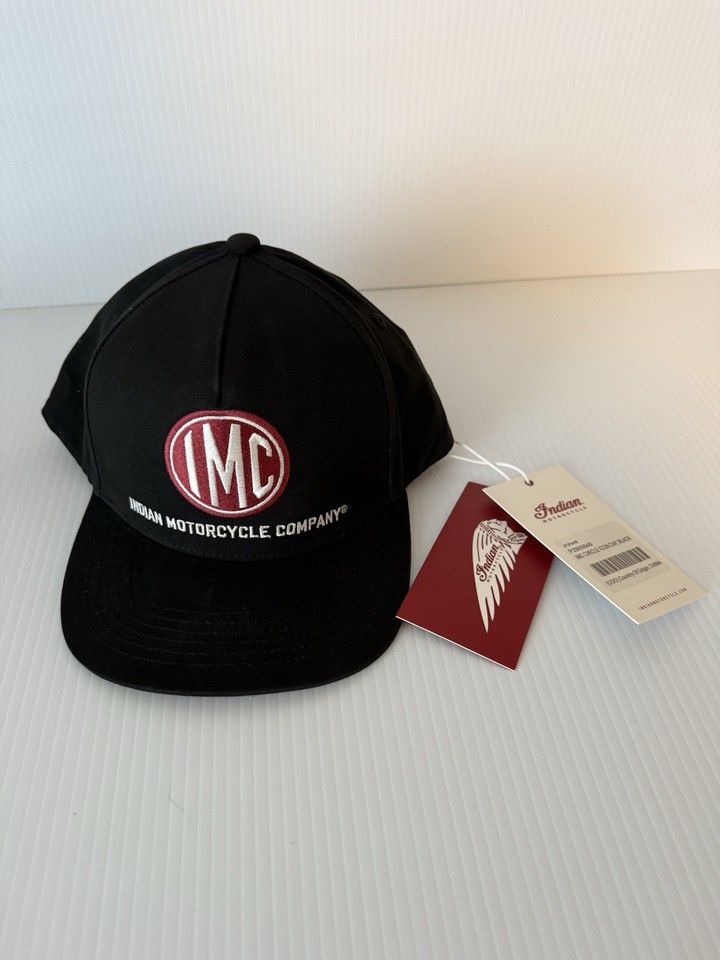 Indian Motorcycle IMC Circle Icon Established 1901 SnapBack Hat Cap ...