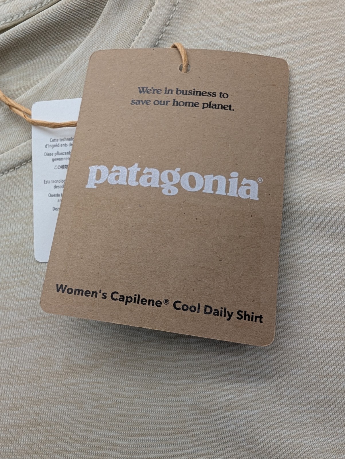 New Patagonia Womens Capilene Cool HEIQ Mint Odor Control Sz Large | eBay