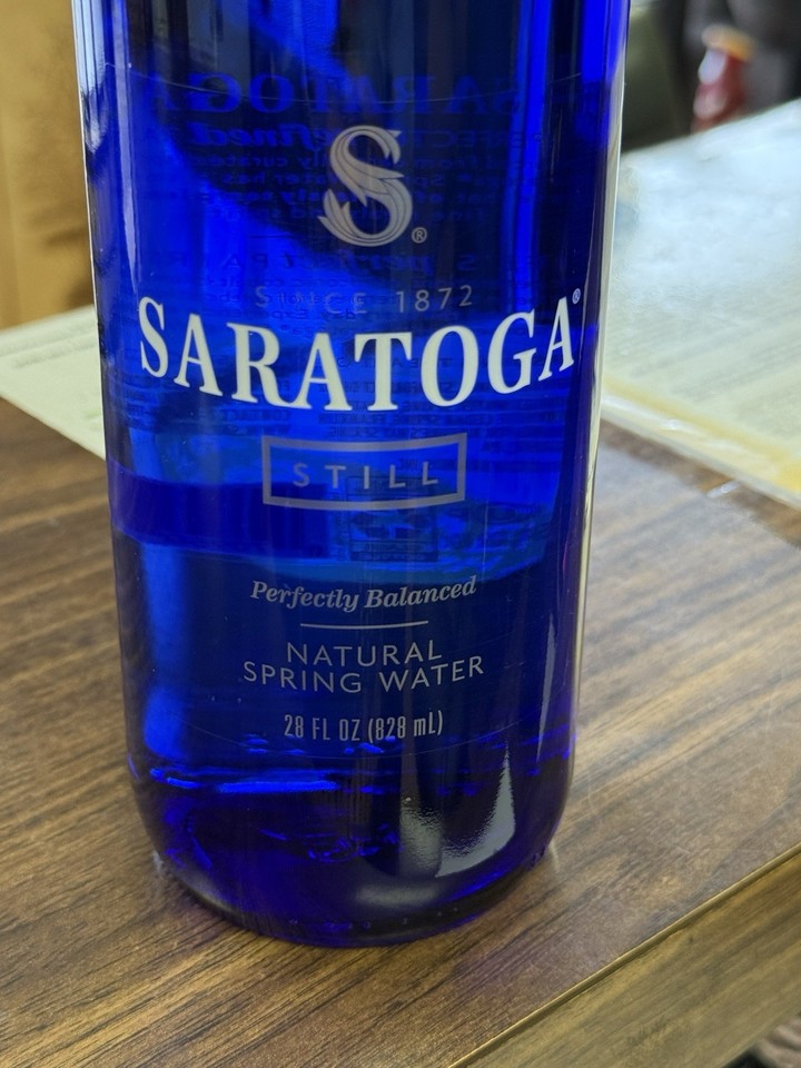 12- Saratoga Spring Water 28oz Cobalt Blue Glass Bottles EMPTY 28oz ...
