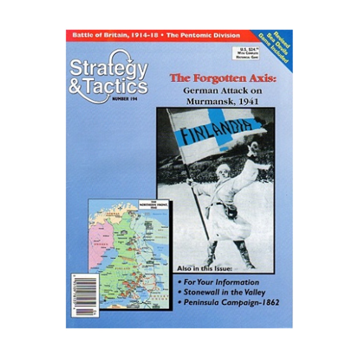 SPI Strategy & T #194 w/The Forgotten Axis - German Attack on Mur Mag ...