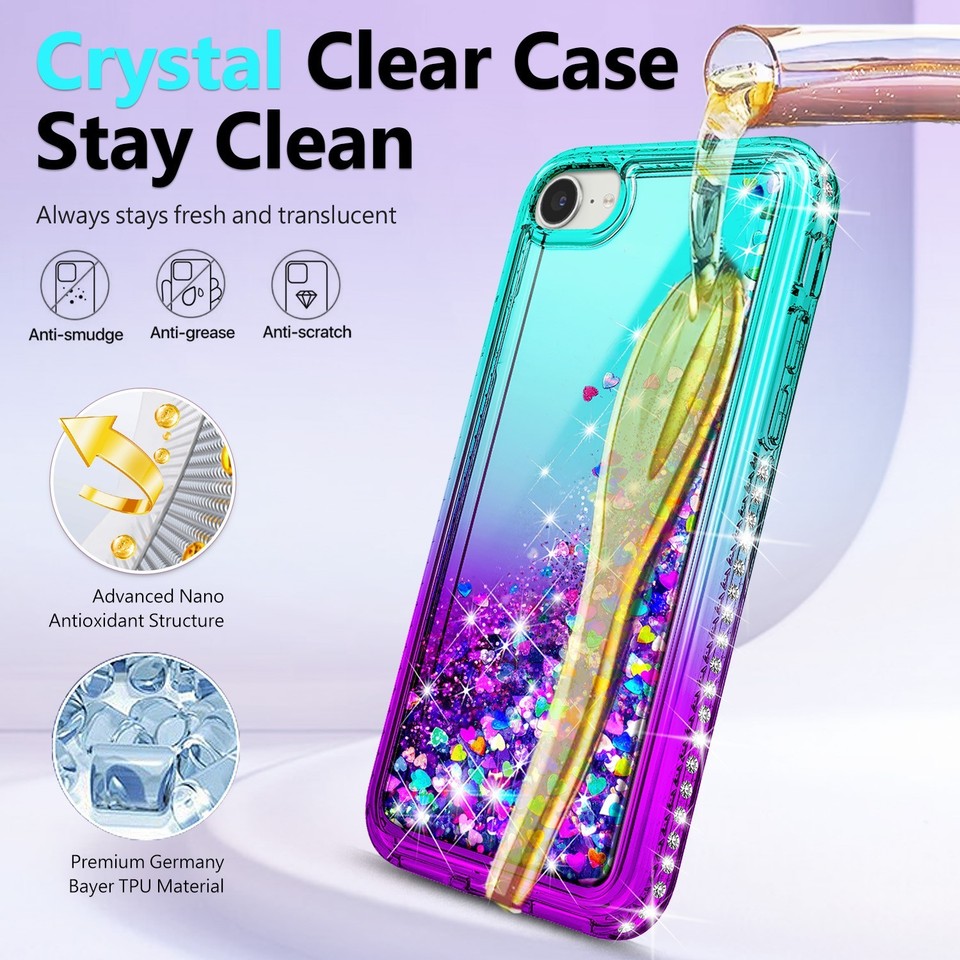 For iPhone SE (1st Gen 2016) / 5s / 5 Case Liquid Phone Cover ...