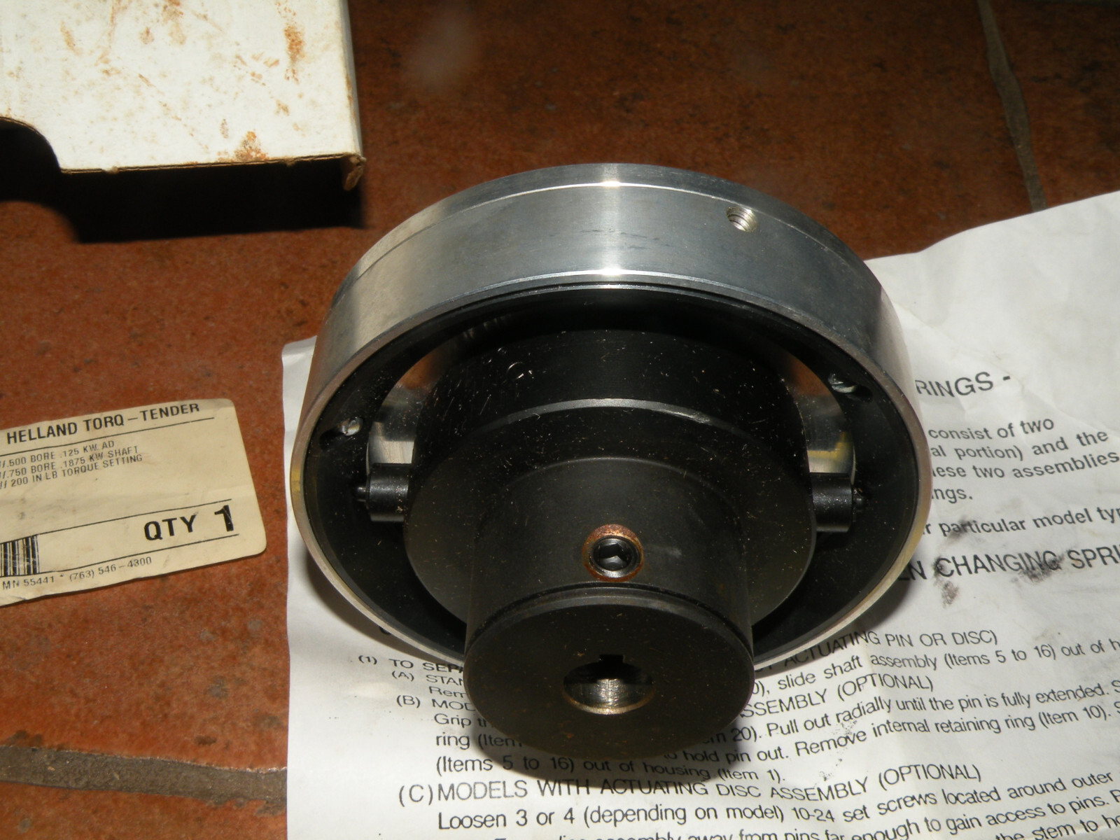 ZERO-MAX TT2X OVERLOAD SAFETY COUPLING () 19 mm Shaft for sale online ...