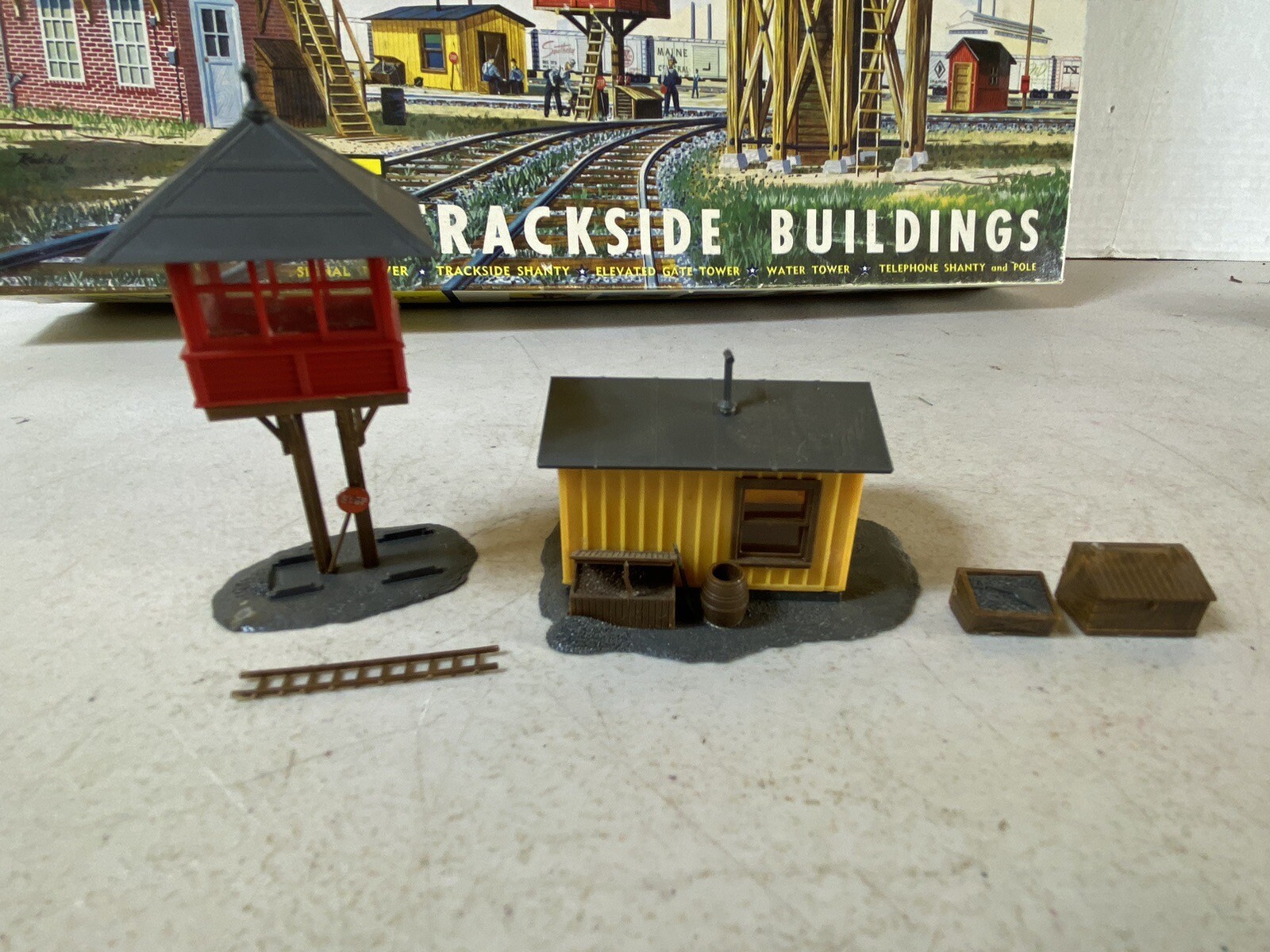 Atlas HO Scale Trackside Buildings Vintage Model Train Railroad Lot ...