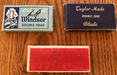 Vintage Razor Blade Lot of 3 Different Brands | eBay