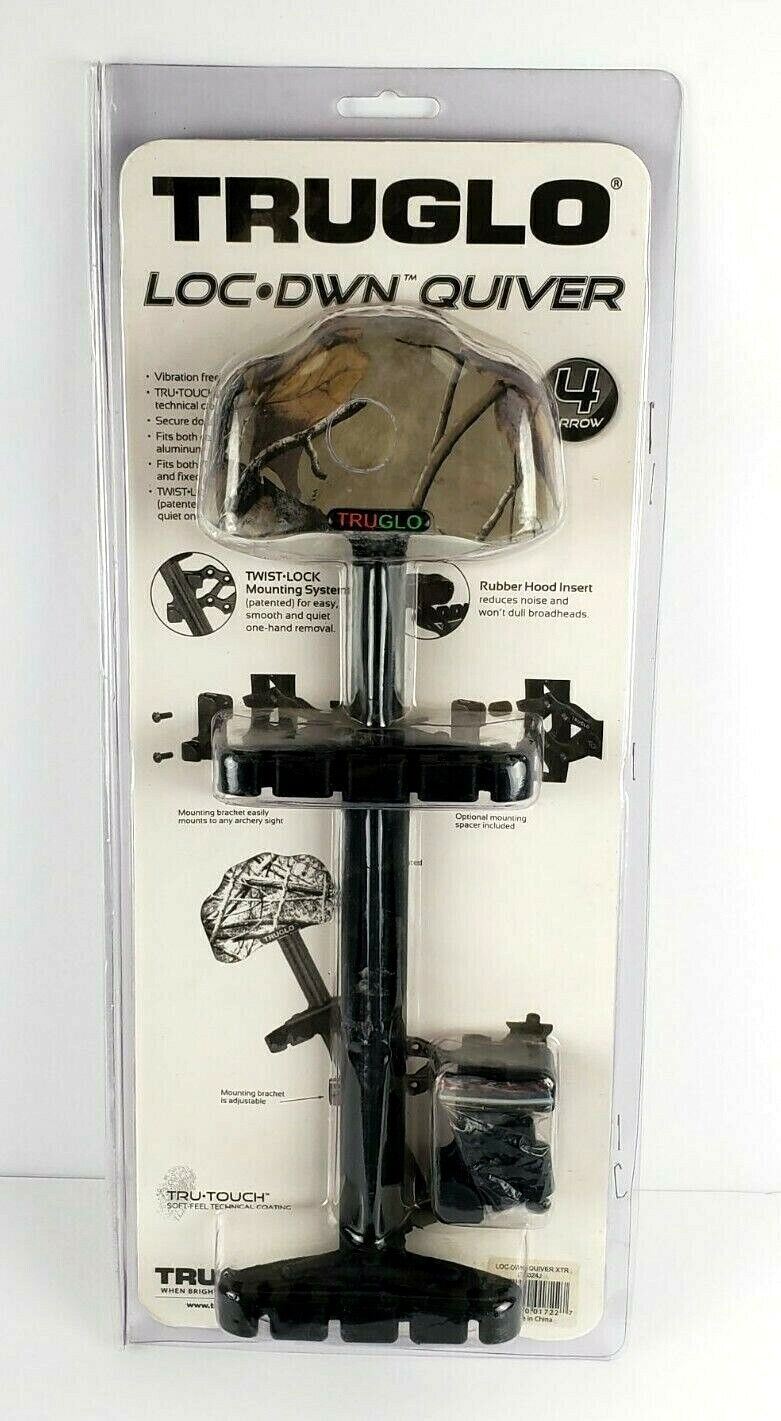 TRUGLO LOC-DOWN 4 Arrow QUIVER XTR NEW | eBay