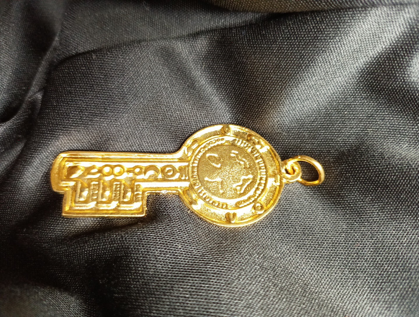 Vintage Ancient Symbols & Signs Replica Brass Key Pen… - Gem