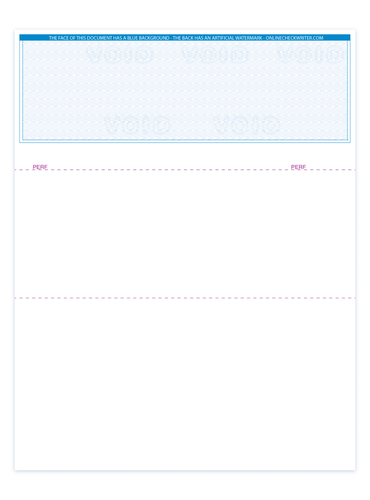 500 Blank Check Stock Paper - Check on Top - Check 21 Compliant HQ | eBay