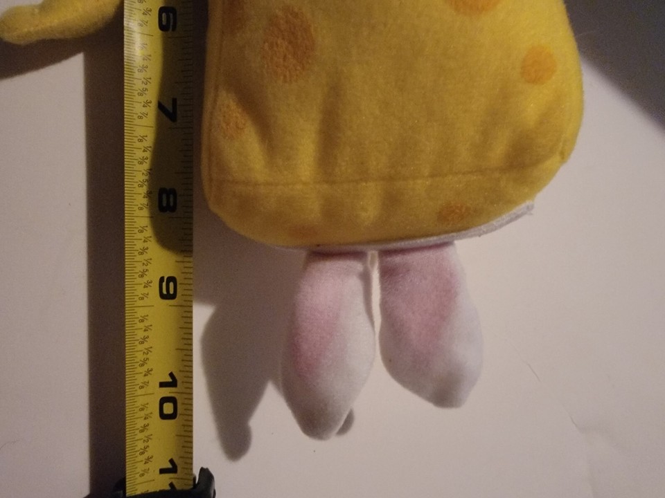 Sponge Bob Squarepants Easter Bunny Ears Plush Stuffed Toy 10” 2006 ...