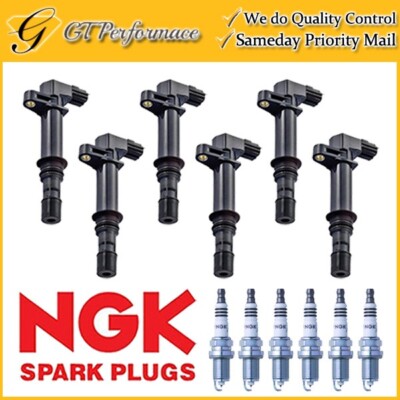 Quality Ignition Coil & NGK Spark Plug 6PCS Set for Ram 1500/ Grand ...