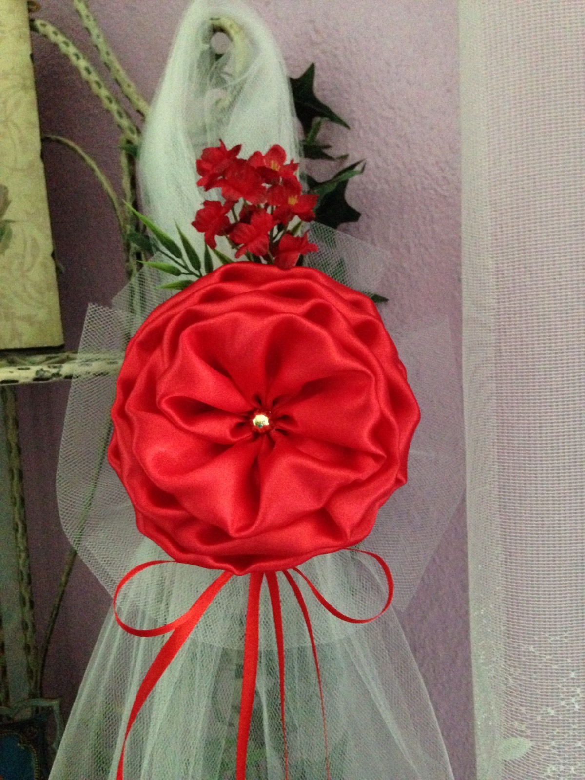 SET OF 6 Red Pew Bows, Chair Bows, Arch, Aisle, Table Wedding decor ...