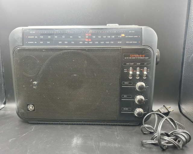 Vintage GE Superadio Super Radio III 3 Am/fm Long Range Hi 7-2887b for ...