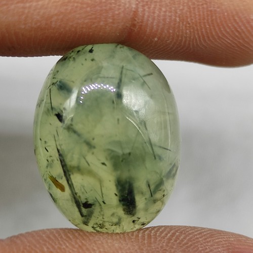 100% Natural green prehnite cabochon rare prehnite translucent gemstone ...