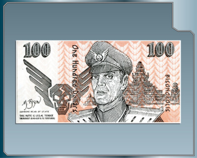 M. Bison BISONOPOLIS Money Vinyl Decal Car Truck Sticker Street Fighter ...