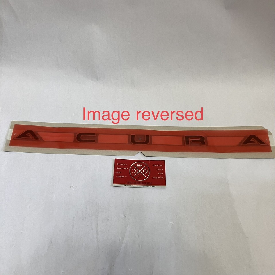 New Genuine OEM Acura 3.2CL Rear Emblem Script Badges 01-03 CL Type S ...