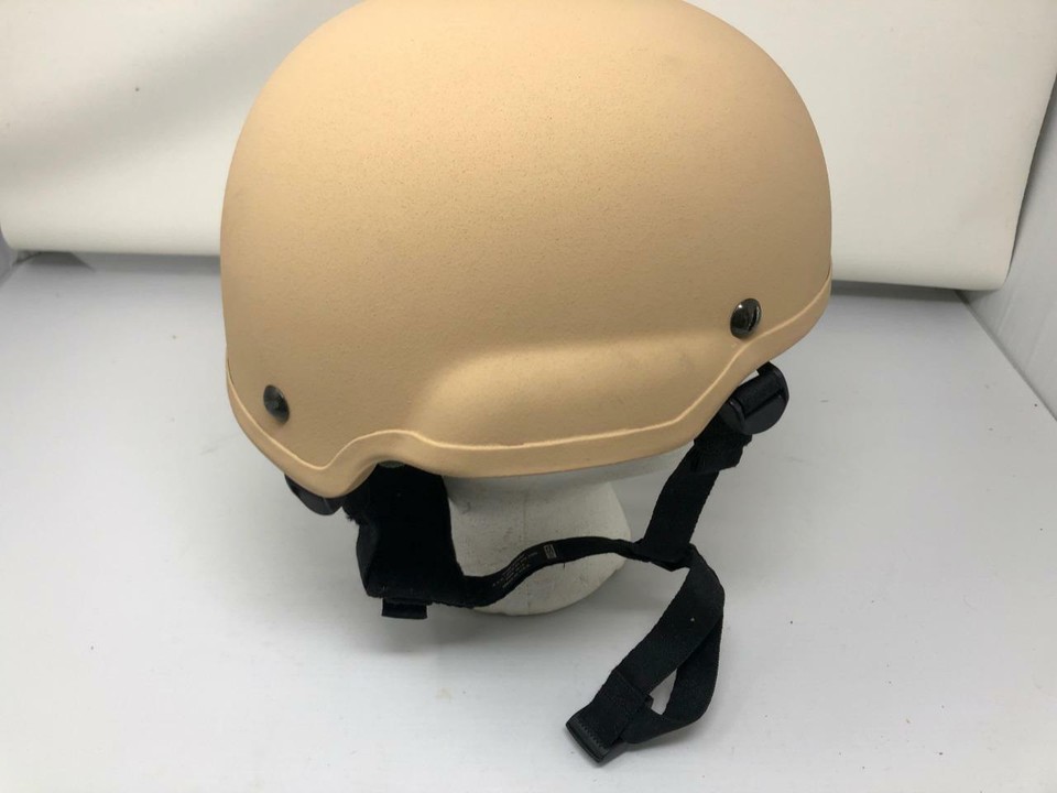 New MSA Tan TC2002 Helmet ACH MICH "GunFighter" Medium | eBay